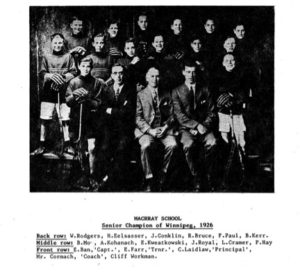 Macray | Manitoba Lacrosse Hall of Fame